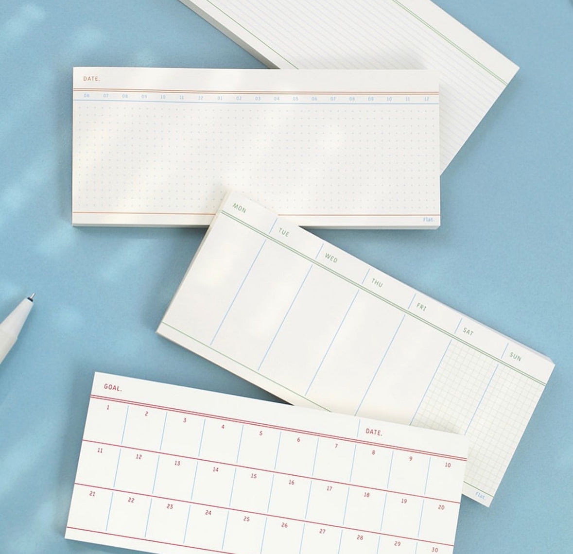 Every Day Schedule Pad (Long Size) * [預購貨品，下單後14天出貨] – 九一文房具